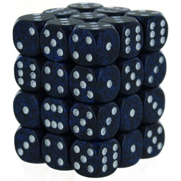Chessex | Games | Chessex 2mm D6 Speckled Stealth Dice Block Set Of 36 ...